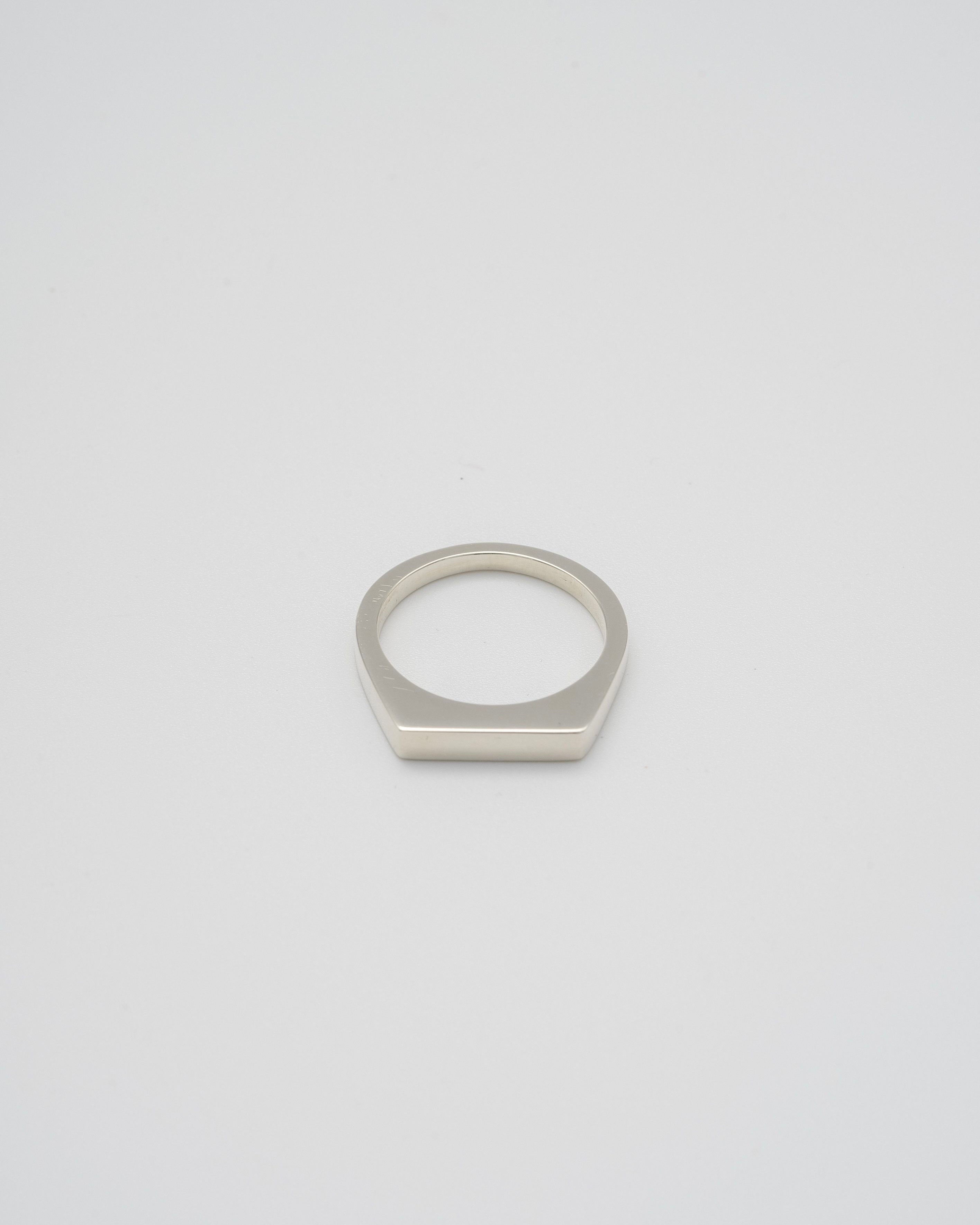 "Proto" signet thin ring(SILVER) – Scat Official Shop