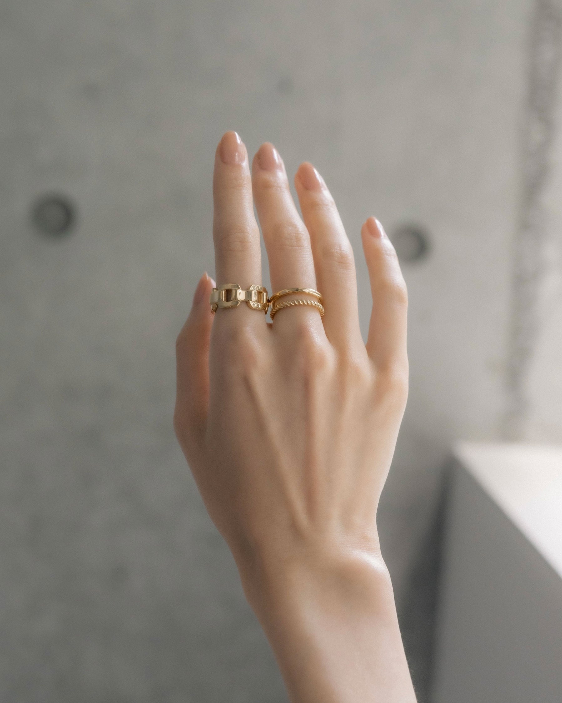 "Chain" link ring(GOLD) – Scat Official Shop